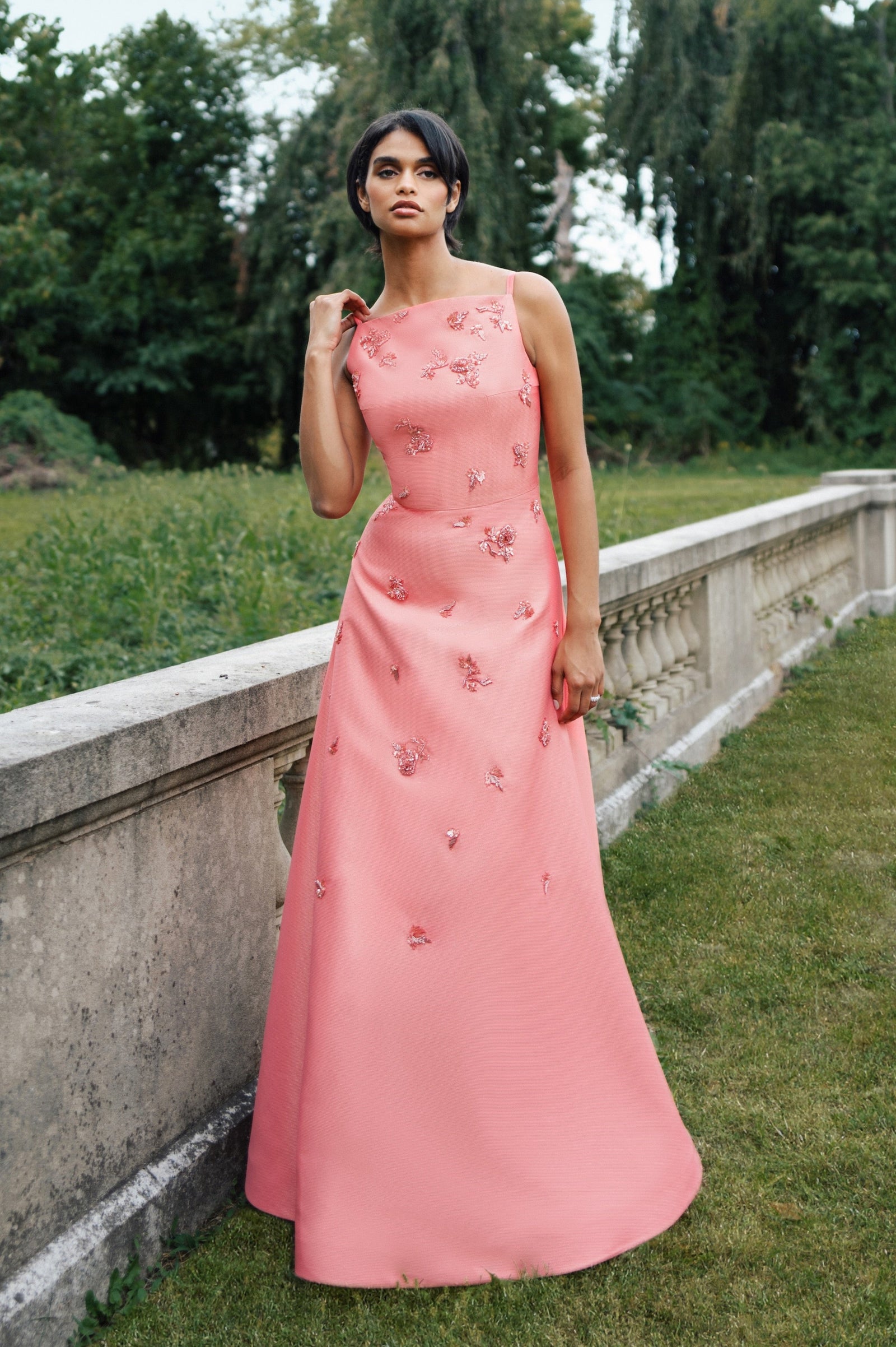 Mott | High Neck Formal Gown | Black Label | Anne Barge