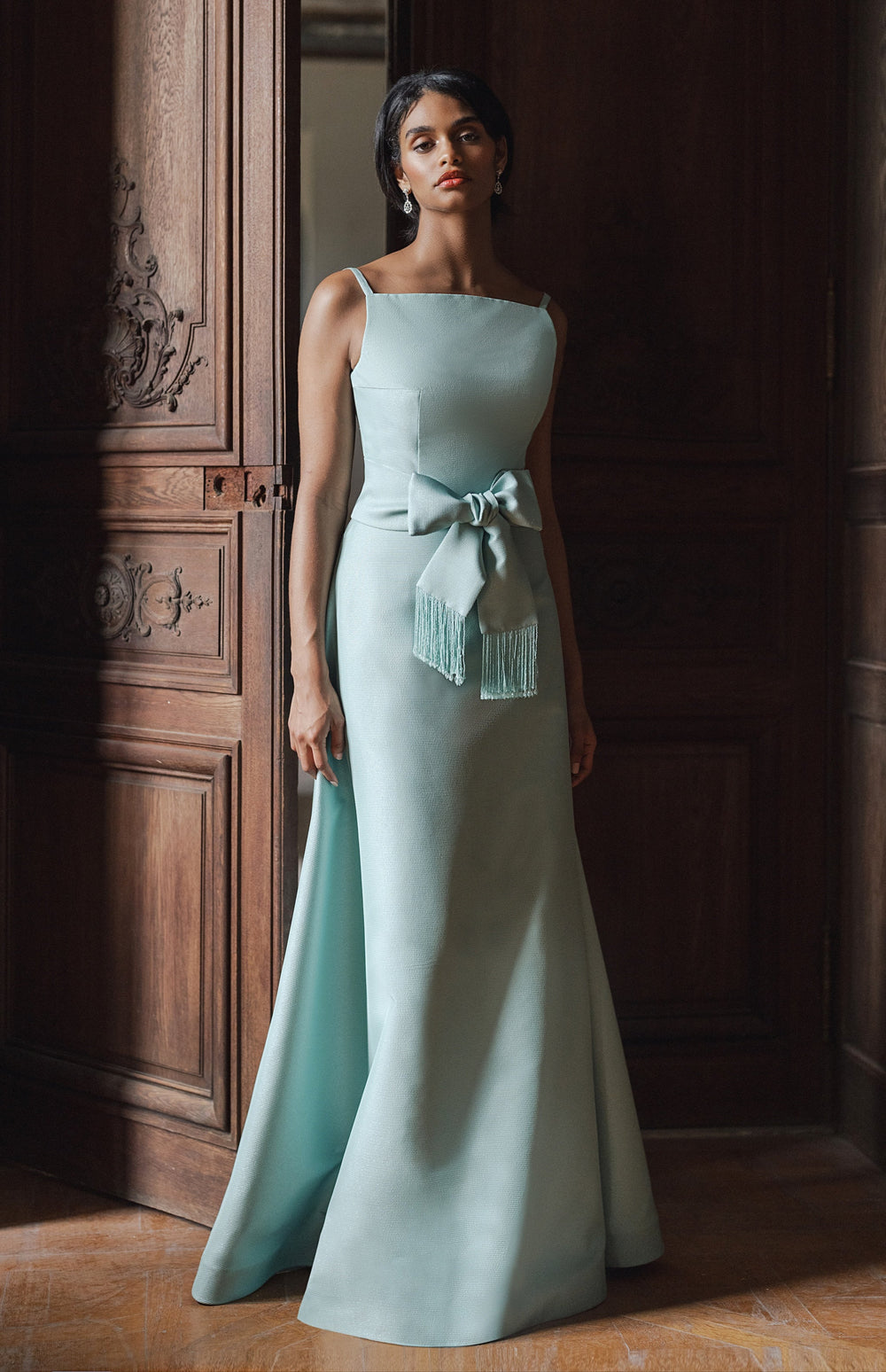 Mott | High Neck Formal Gown | Black Label | Anne Barge