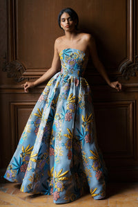 Ogontz | Strapless Ballgown Black Label Gown | Anne Barge